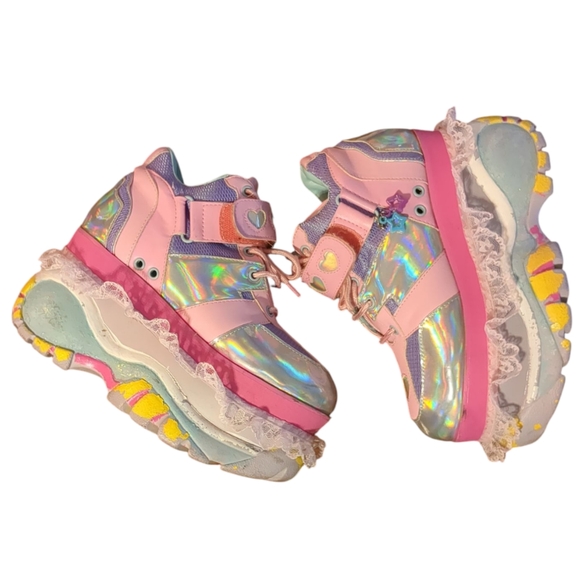 Dolls Kill | Shoes | Dolls Kill Sugar Thrillz Fairy Walker Pastel And ...